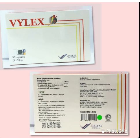 Vivital Pharma VYLEX 30's (EXP:12/24) | Shopee Malaysia