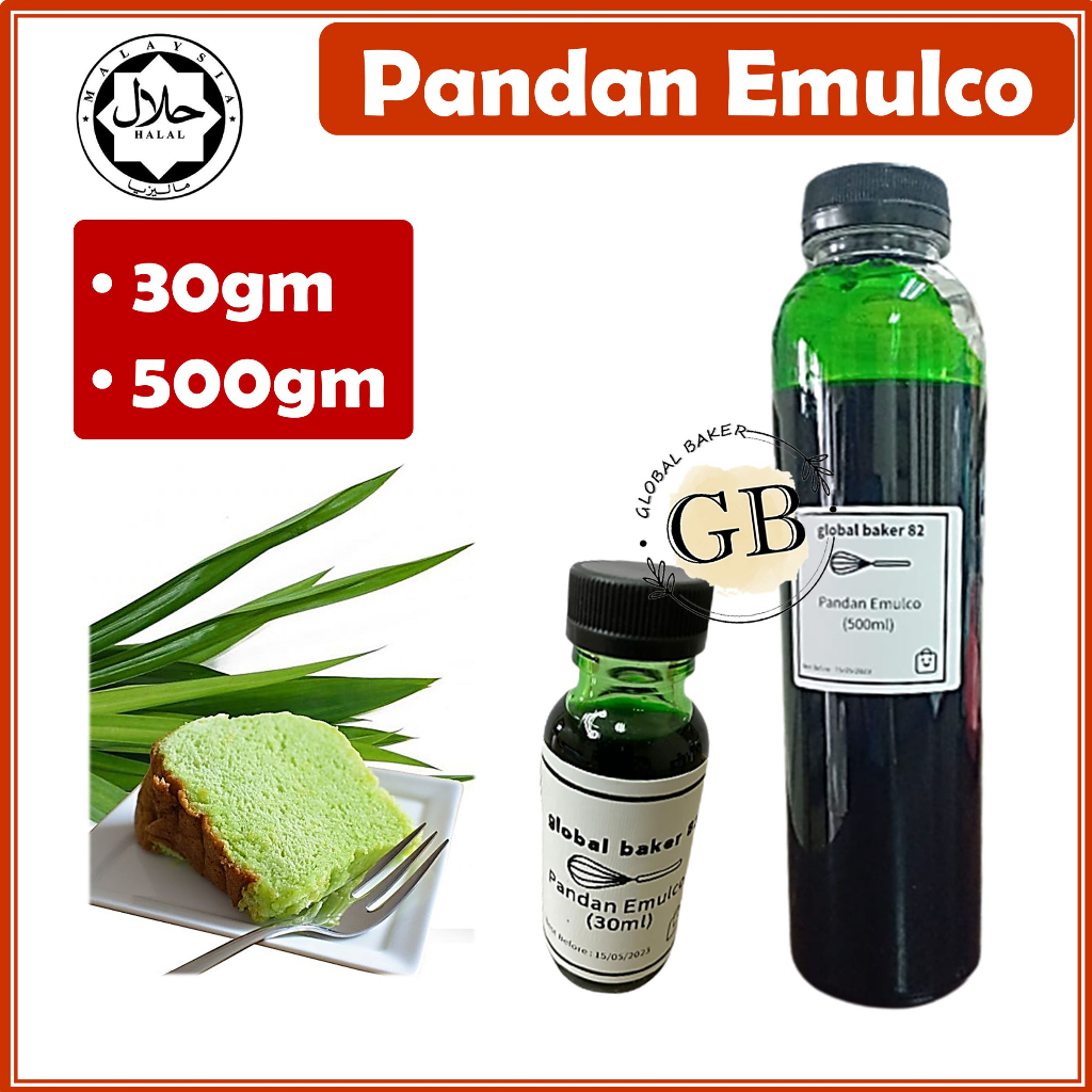 PANDAN EMULCO / EMULCO PANDAN (HALAL) -30GM,500GM | Shopee Malaysia