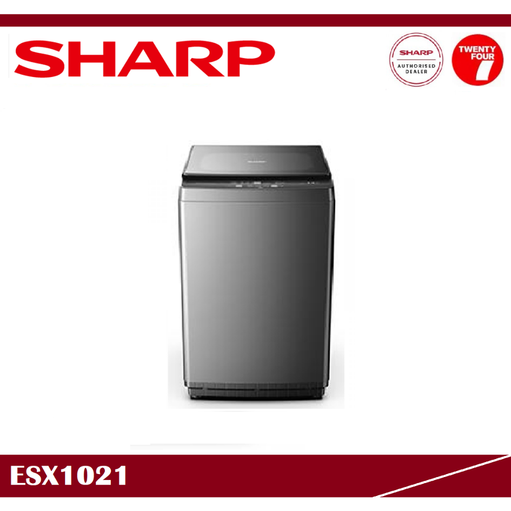 [ Delivered by Seller ] SHARP 10.5KG Top Load Washing Machine / Washer ...