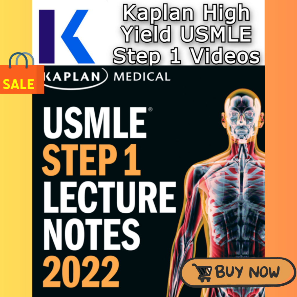 Kaplan High Yield USMLE Step 1 Anatomy Videos + lecture notes | Shopee ...