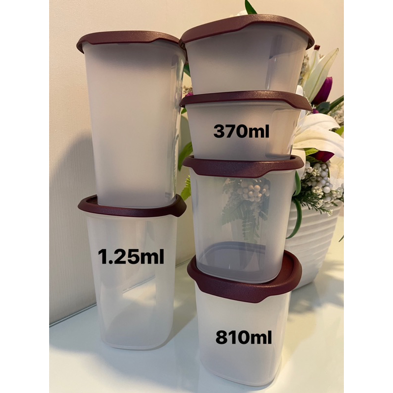 💥Ready stock 💥💯Tupperware One Touch Fresh Small Square -370ml -810ml -1.25L (1pc) | Shopee Malaysia