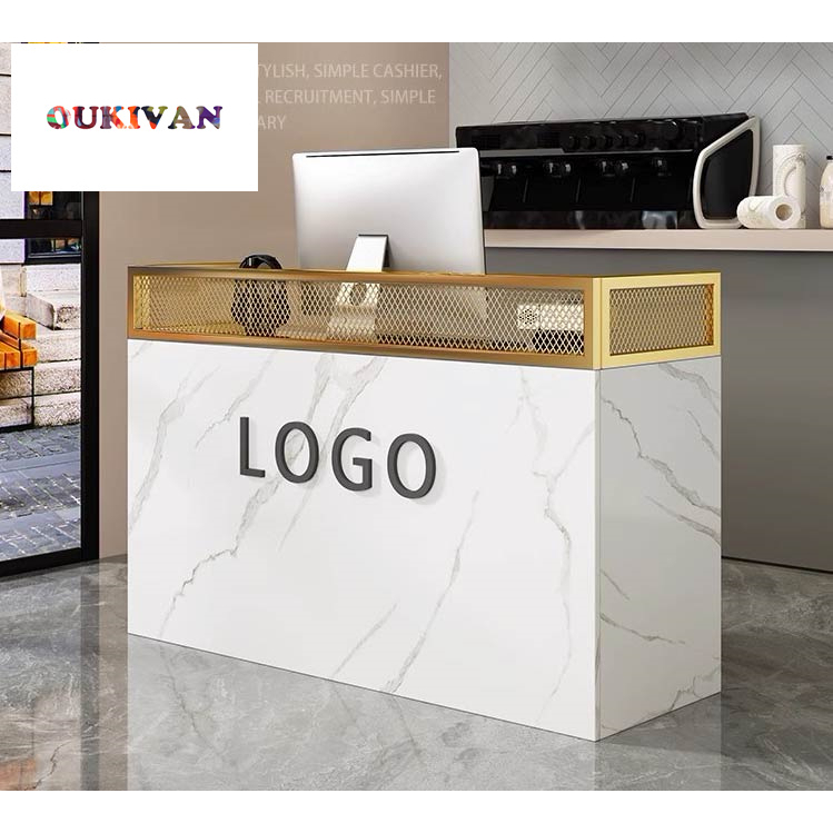 Counter Kaunter Cashier Reception Front Desk 3D Design Multi Function ...