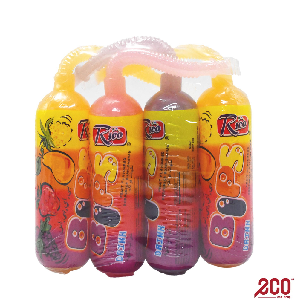 Rico Fruit Flavoured Bips Drink 90G (4pcs/pack) - AA-L001-T01-07 ...