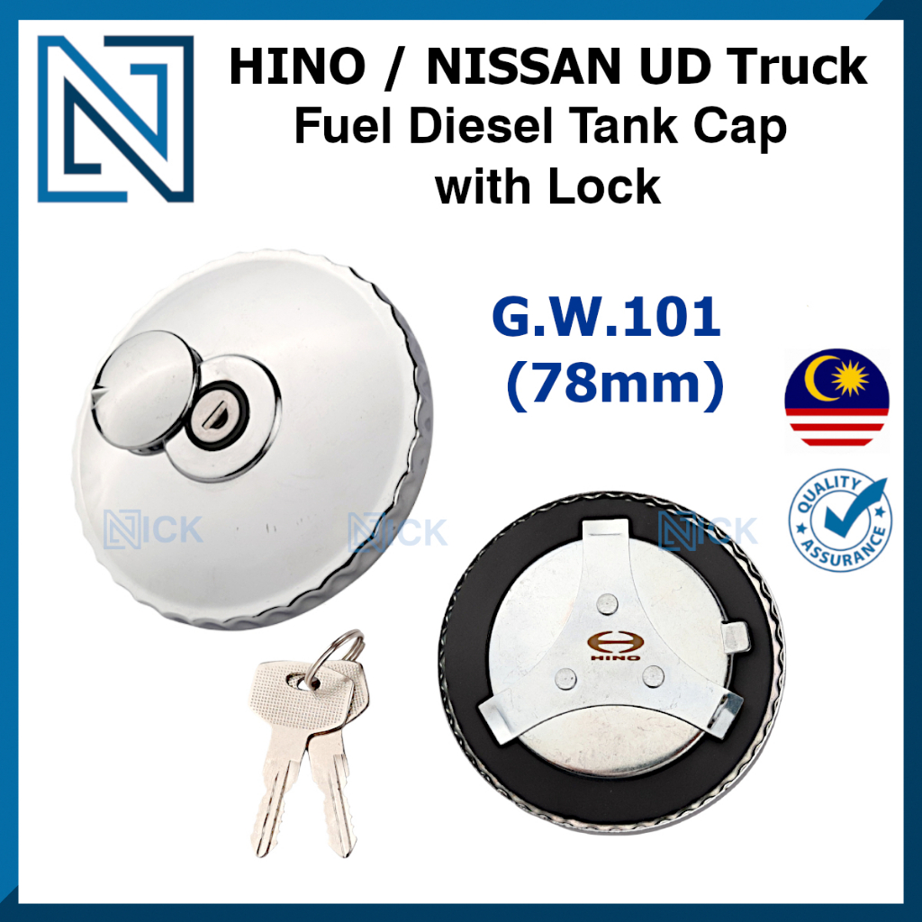 [Made in Taiwan] HINO NISSAN UD Truck 78mm Fuel Diesel Tank Cap with ...