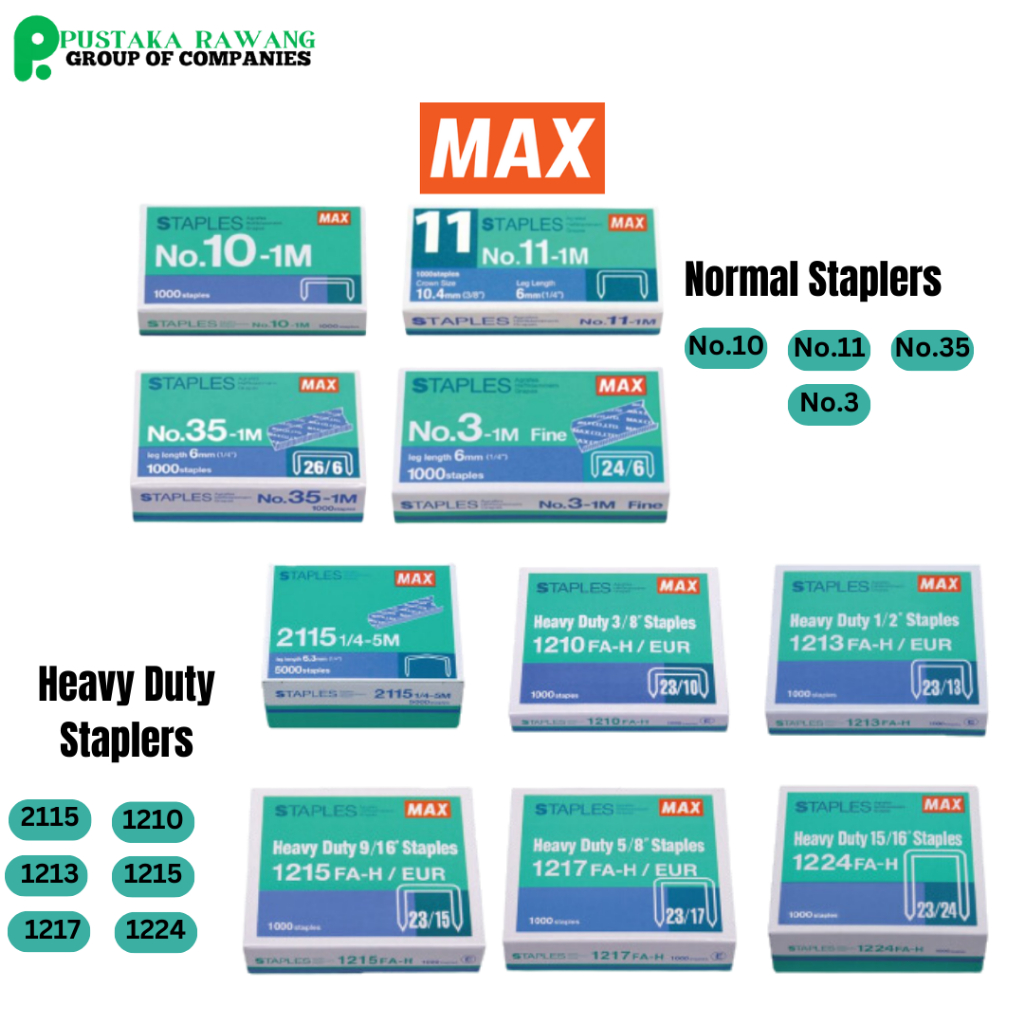 MAX BULLET STAPLERS NORMAL | Shopee Malaysia