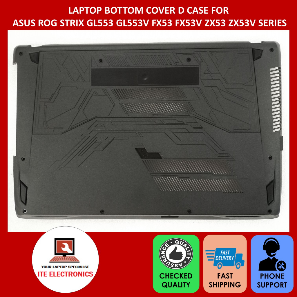 ASUS ROG STRIX GL553 GL553V FX53 FX53V ZX53 ZX53V SERIES LAPTOP BOTTOM ...