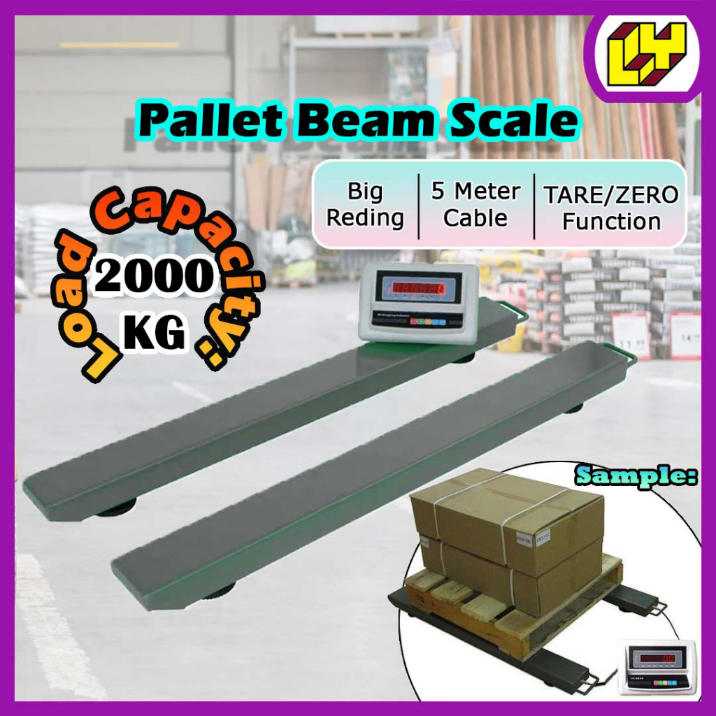2000KG Pallet Scale Floor Bar 3000KG Scale Beam Scale Pallet Weighing Scale Weigh Beam Floor ...