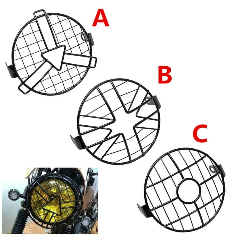 READY STOCK UNIVERSAL HEADLAMP COVER 16CM HEADLIGHT NET CLASSIC ...