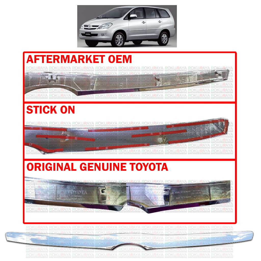 Toyota Innova 1st Gen (2005 - 2007) Front Bonnet Bonet Hood Top Center ...