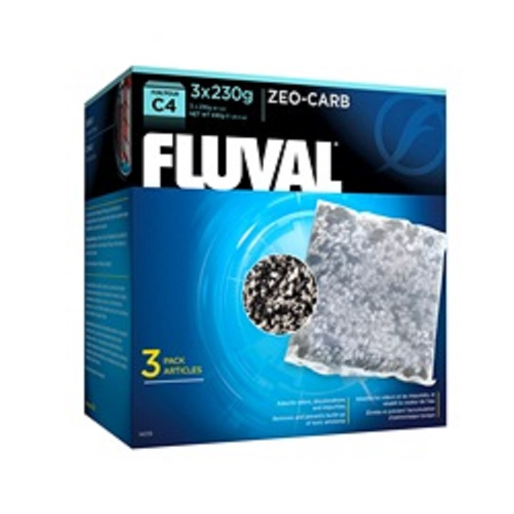 14019 Fluval C4 ZEO-CARB (3X230gr) for Aquarium Filtration | Shopee ...