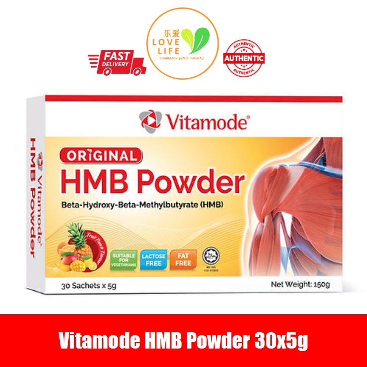 OFFER Vitamode HMB Powder 30 sachets x 5g MUSCLE SUPPLEMENT | Shopee ...
