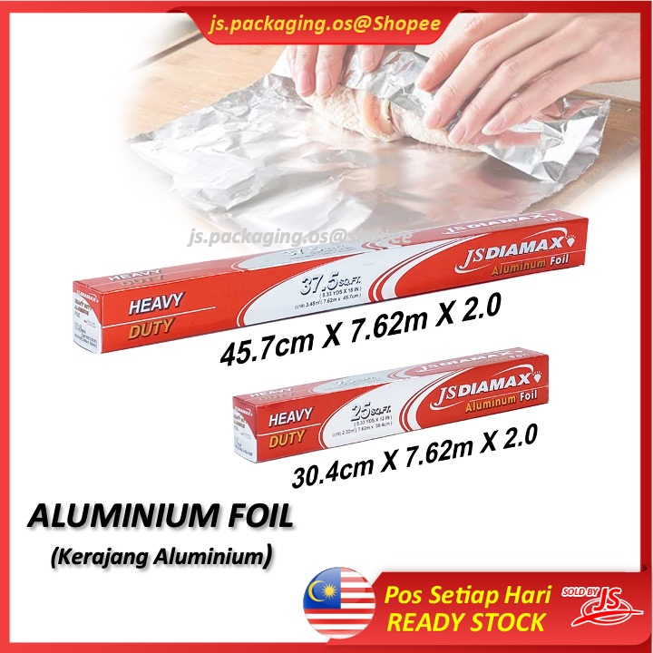 JsDiamax Aluminium Foil / BBQ Baking Foil / Catering Foil / Kerajang ...