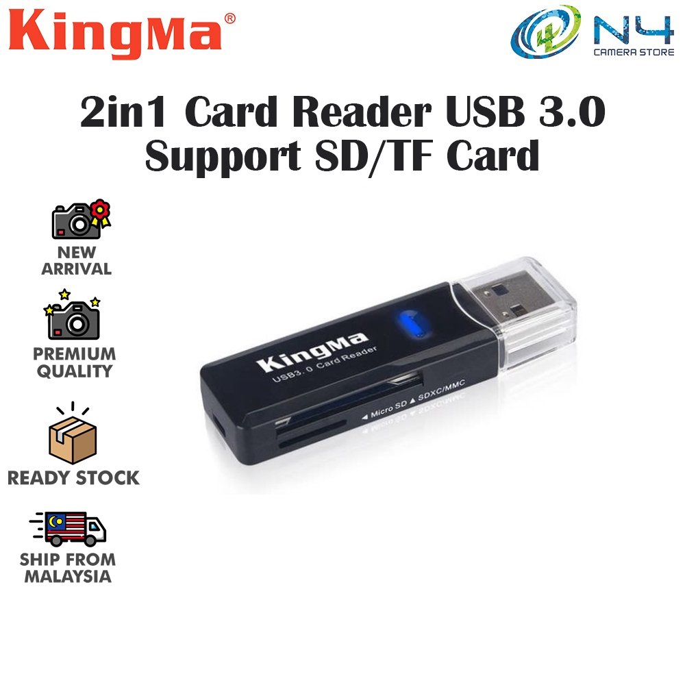 Kingma BMGP312 USB Card Reader 2 in 1 Card Reader USB 3.0 High Speed ... Kingma BMGP312 USB Card Reader 2 in 1 Card Reader USB 3.0 High Speed ...