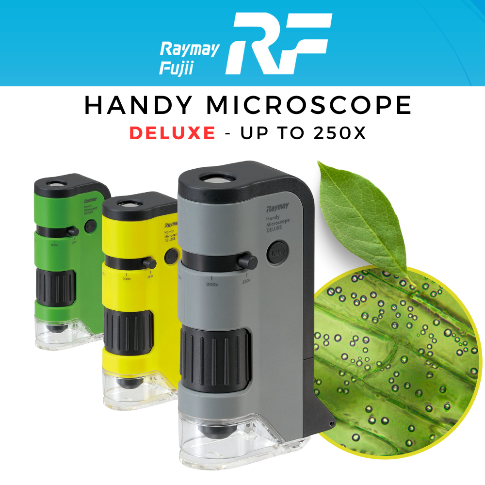 Raymay Fujii Handheld Microscope RXT300M Handy Portable Science Student DX Deluxe | Shopee Malaysia