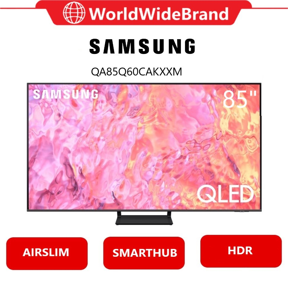 SAMSUNG Q60C 85 Inch QLED 4K Smart TV with Quantum Dot QA85Q60CAKXXM ...