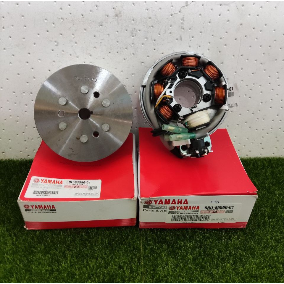 YAMAHA Y125Z, 125Z, Y125ZR, 125ZR MAGNET + FUEL COIL/ STARTOR COIL/ MAGNET COIL WITH PLATE ...