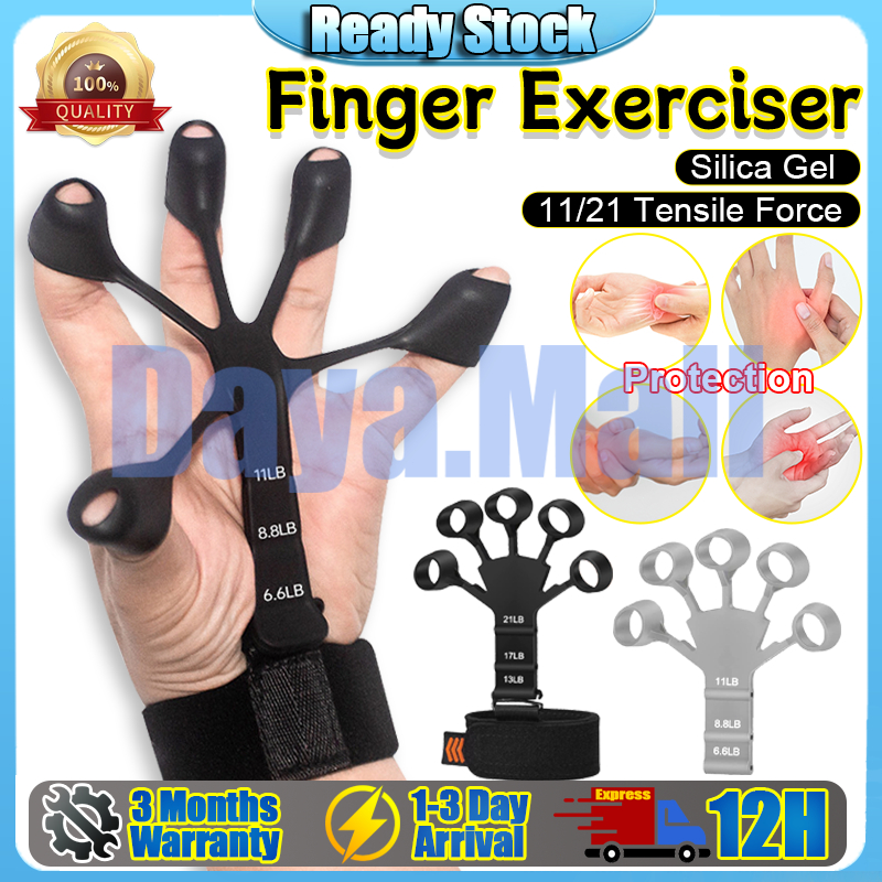 Finger Gripper Finger Exerciser Trainer Gripster Silicone 6 Resistant ...
