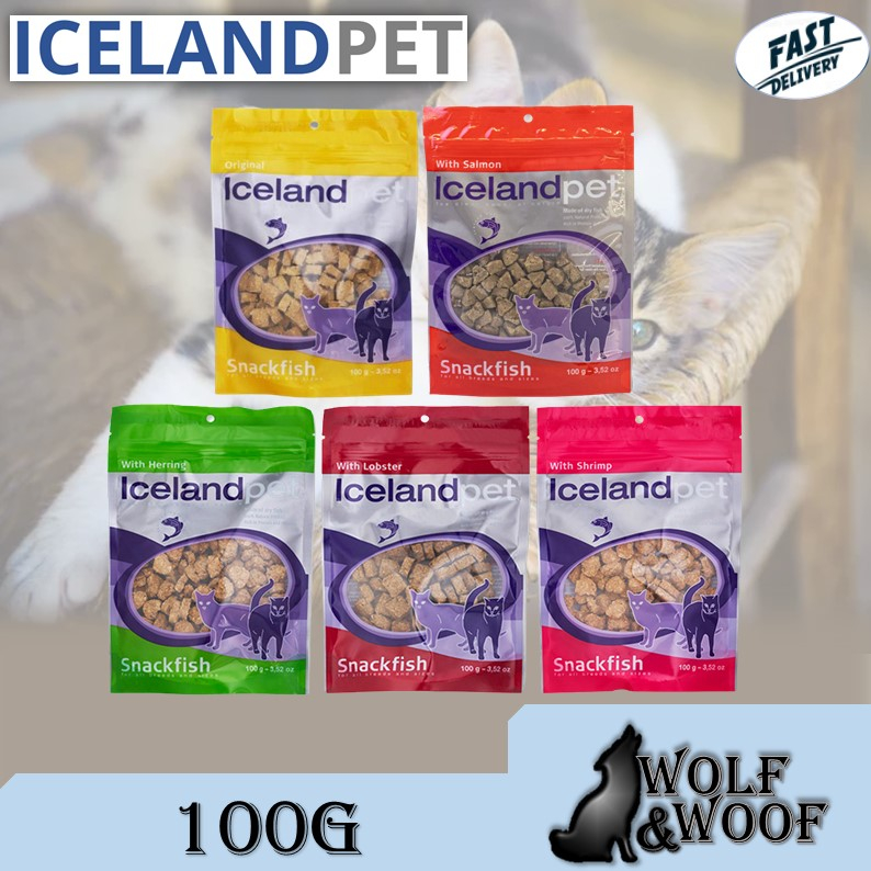 IcelandPet Cat Treat 100G - Cat Snack / Cat Food / Pet Food / Snek ...