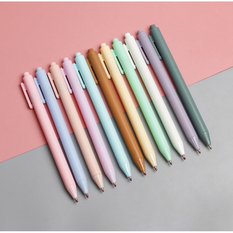 Morandi macaron press neutral pen study stationery office signature pen ...