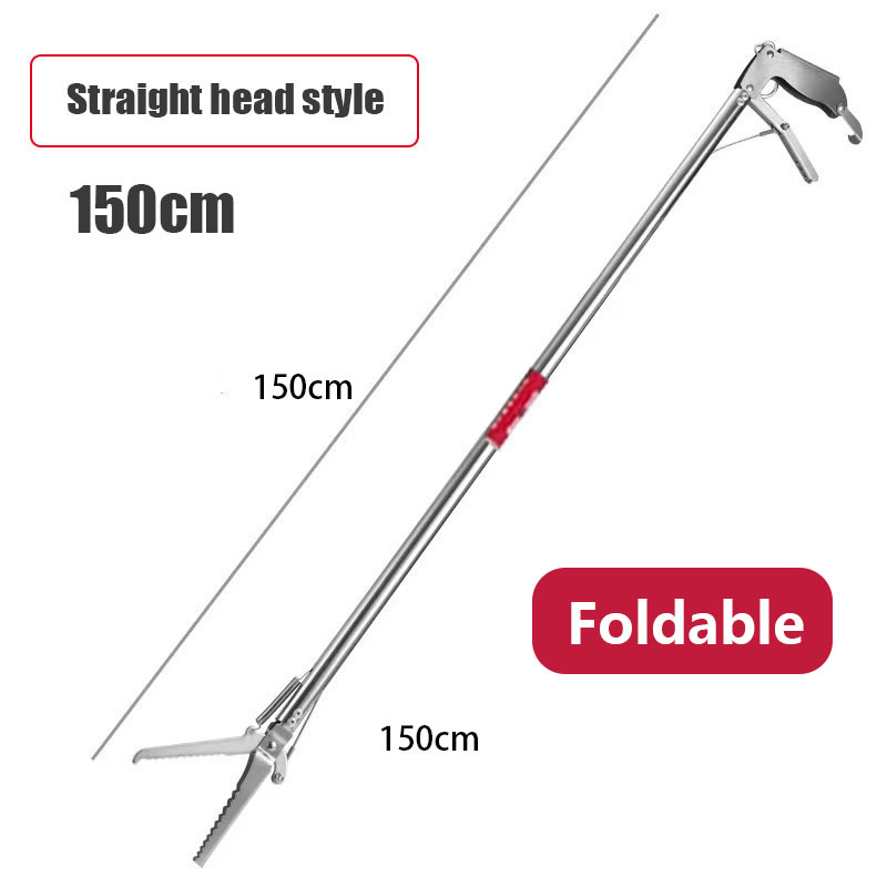 Snake Catcher Stainless Steel Snake Tong Reptile Grabber Universal ...