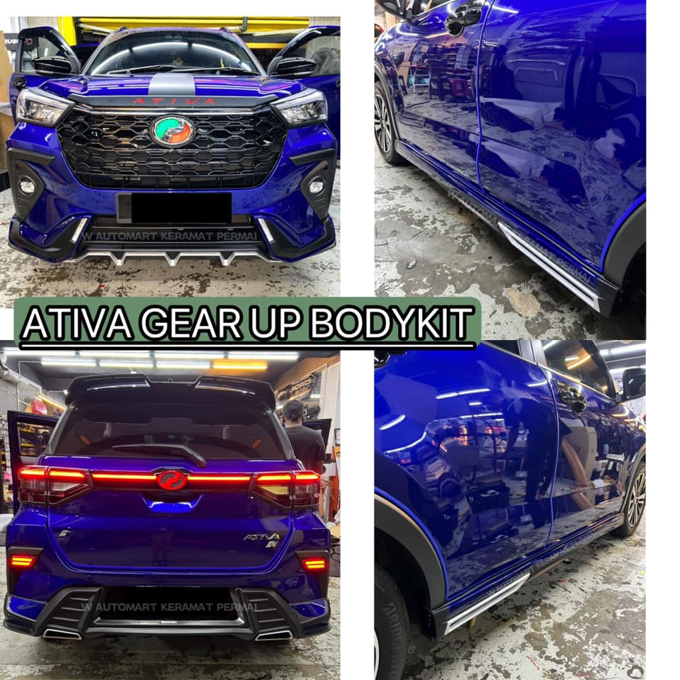 PERODUA ATIVA GEAR UP STYLE FULL SET BODYKIT WITH PAINT | Shopee Malaysia