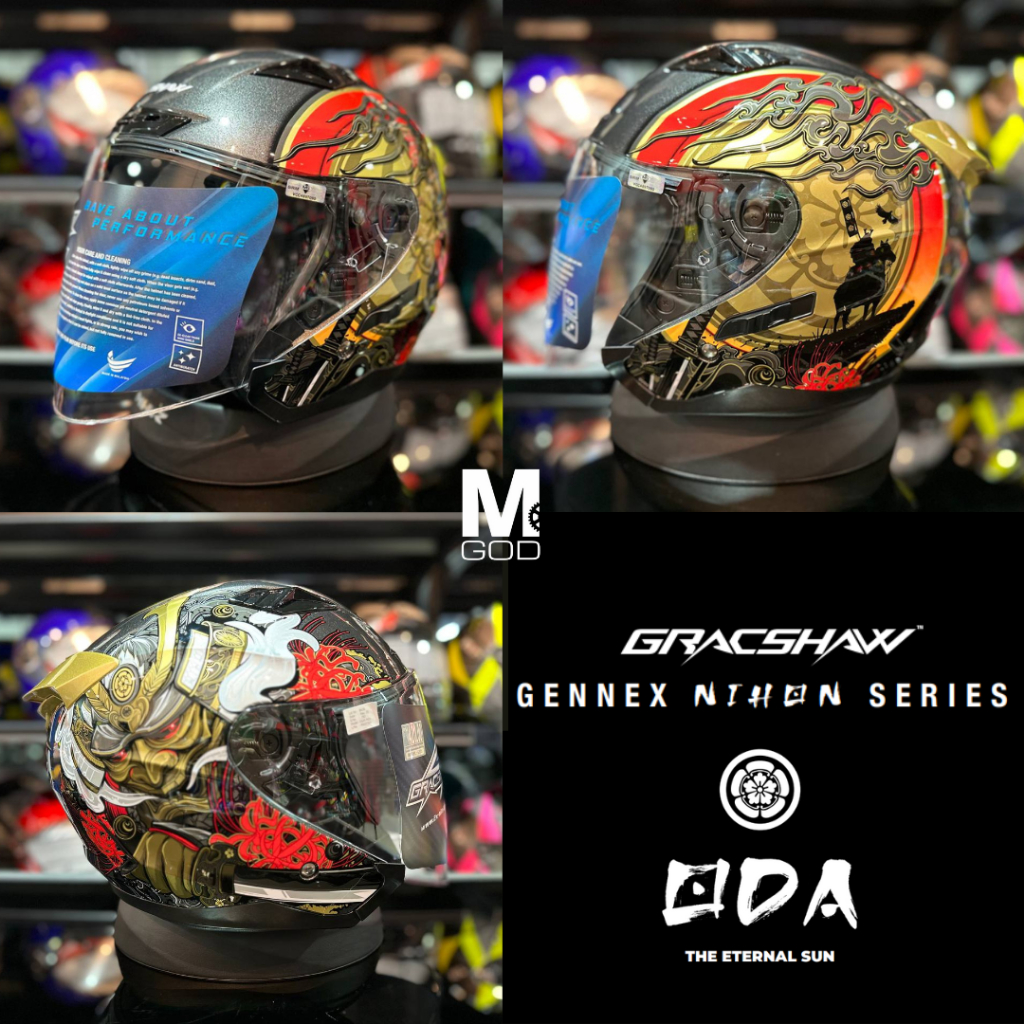 JG535-SG JAPAN SERIES EDITION HELMET G535 GRACSHAW NEW ODA LIMITED ...