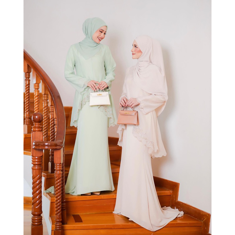 Fahara Dress (Elegante Raya) By HijabistaHub | Shopee Malaysia