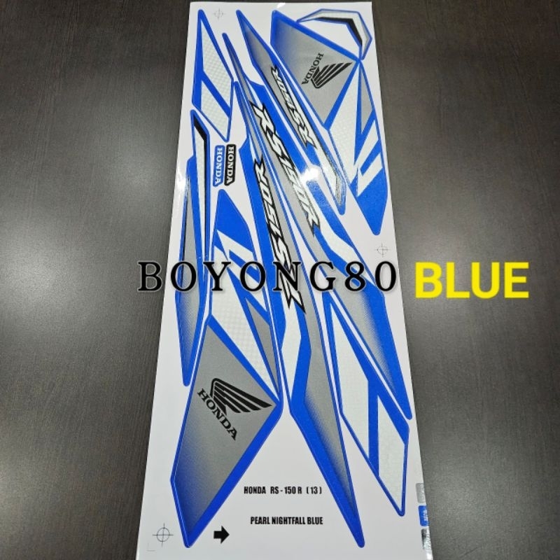 HONDA RS150 ( 13 ) NEW BODY STICKER ( READY STOCK ) | Shopee Malaysia