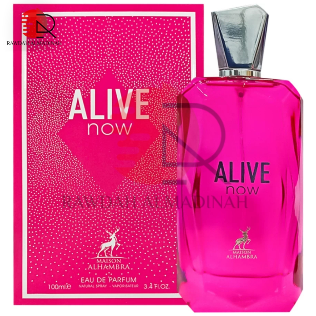 Alive Now By Maison Alhambra EDP Eau De Parfum for women 100% Authentic ...