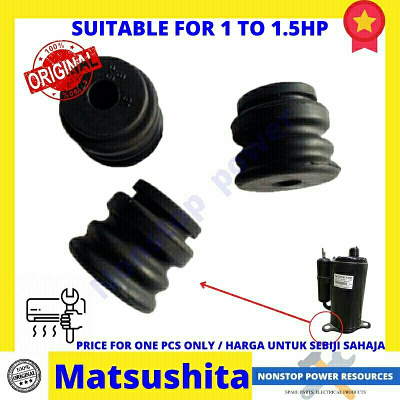 Air Cond 1HP-1.5HP Compressor Bush / Rubber Mounting ( PRICE FOR 1 PCS ...