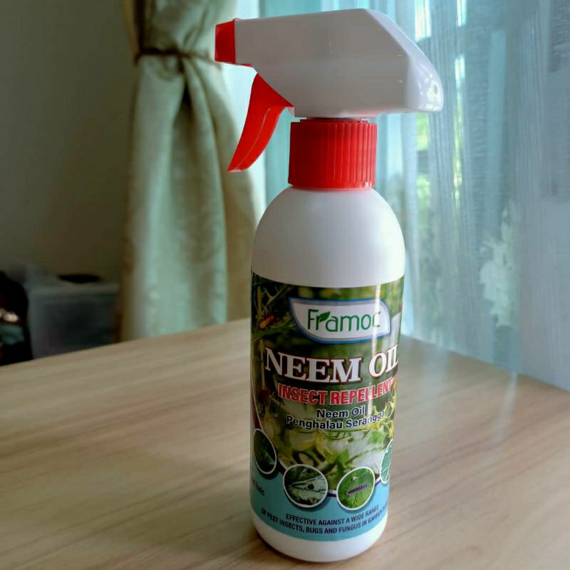 Neem Oil Insect Repellent Non Toxic|Minyak Semambu foliar organik ...