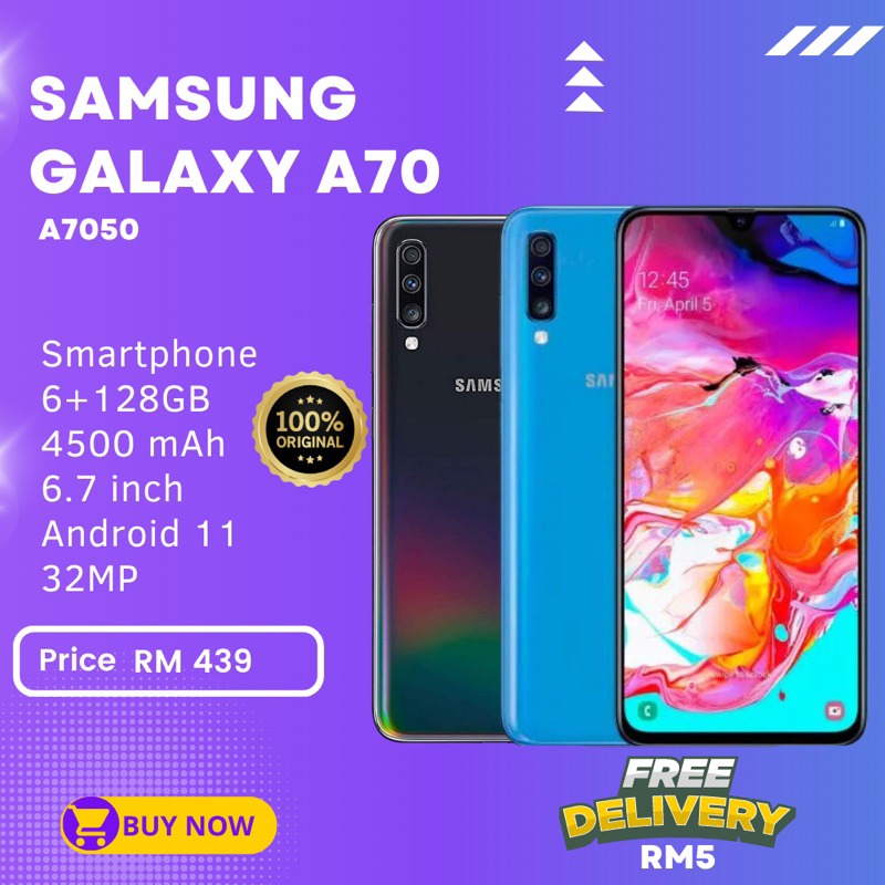 Samsung Galaxy A70 6+128GB (A7050) 100% Original Parts & LCD original ...