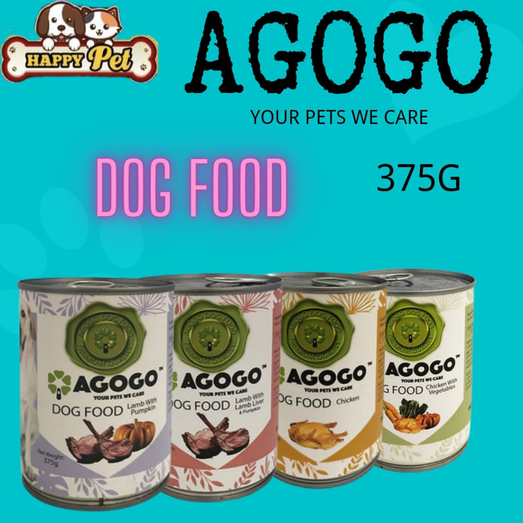 AGOGO DOG WET CANNED FOOD 375G | Shopee Malaysia