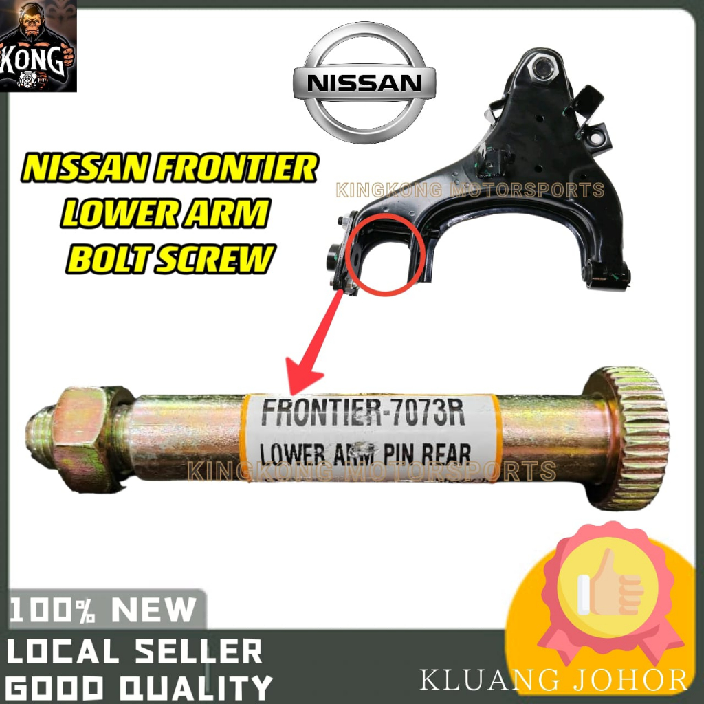 NISSAN FRONTIER LOWER ARM BOLT SCREW REAR LOWER ARM PIN REAR BUSH PIN ...