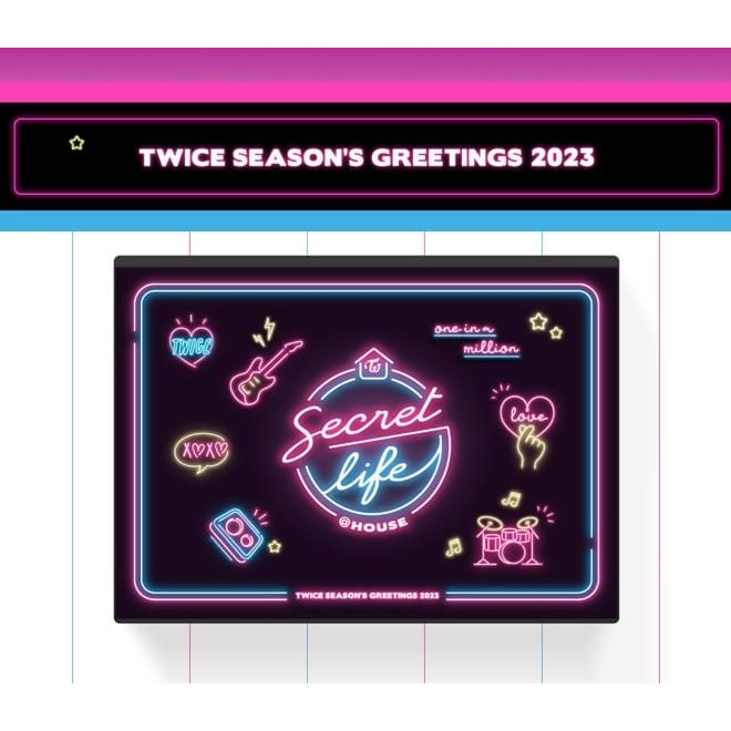 TWICE SEASON'S GREETINGS 2023 - SECRET LIFE @HOUSE (Unsealed, FULL ...
