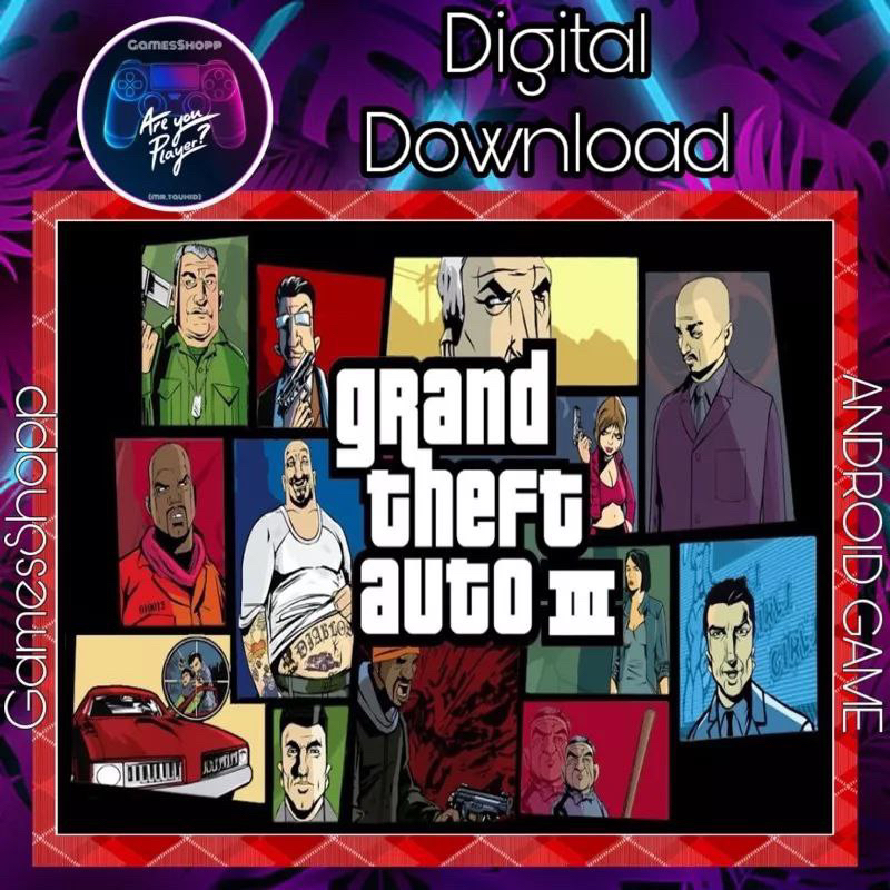 [ANDROID GAME] Grand Theft Auto lll (GTA lll) | Shopee Malaysia