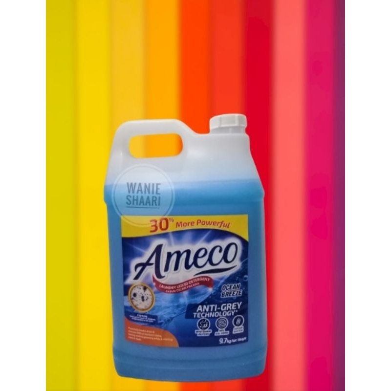 Ameco Liquid Laundry Detergent 9.7kg | Shopee Malaysia