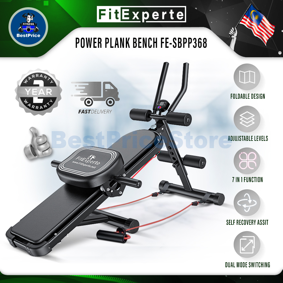 BPS 2024New Foldable Sit Up Bench Dumbbell Workout Chair Shaper Power ...