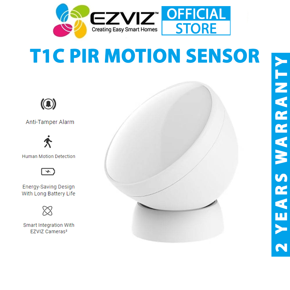 EZVIZ T1C Smart Home PIR Motion Sensor with Human Motion Detection | Shopee Malaysia