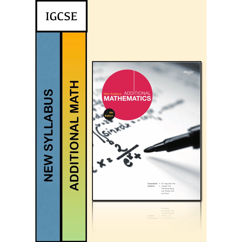 (PRINTED BOOK) O LEVEL Additional Mathematics New Syllabus | Shopee Malaysia