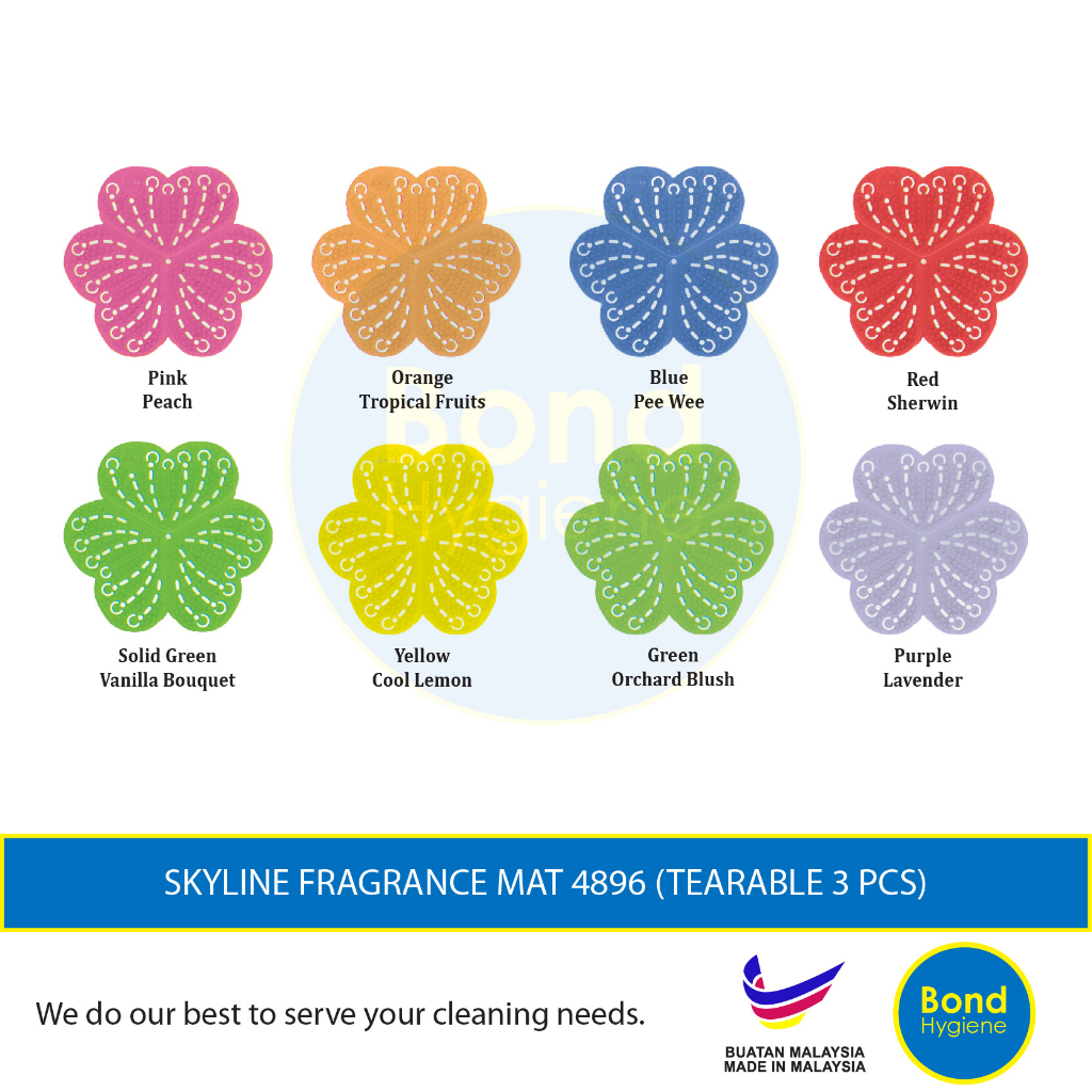 SKYLINE FRAGRANCE MAT 4896 (TEARABLE 3 PCS) | Shopee Malaysia