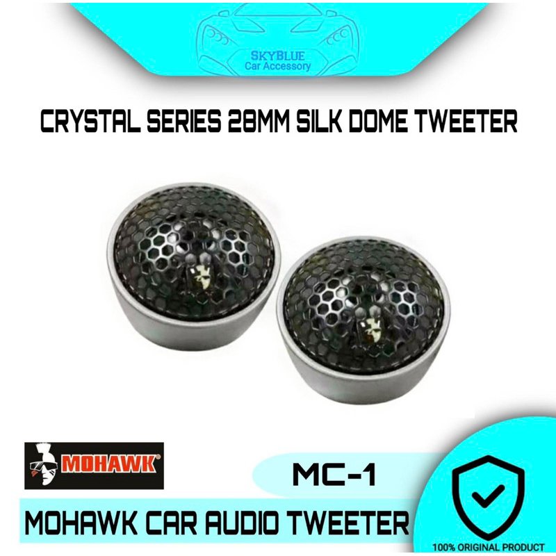 100% ORIGINAL Mohawk Car Audio Tweeter MC - 1 ( crystal series ...