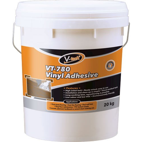 VTECH VT-780 5KG/20KG VINYL ADHESIVE SEALANT FLOORING GLUE | Shopee ...