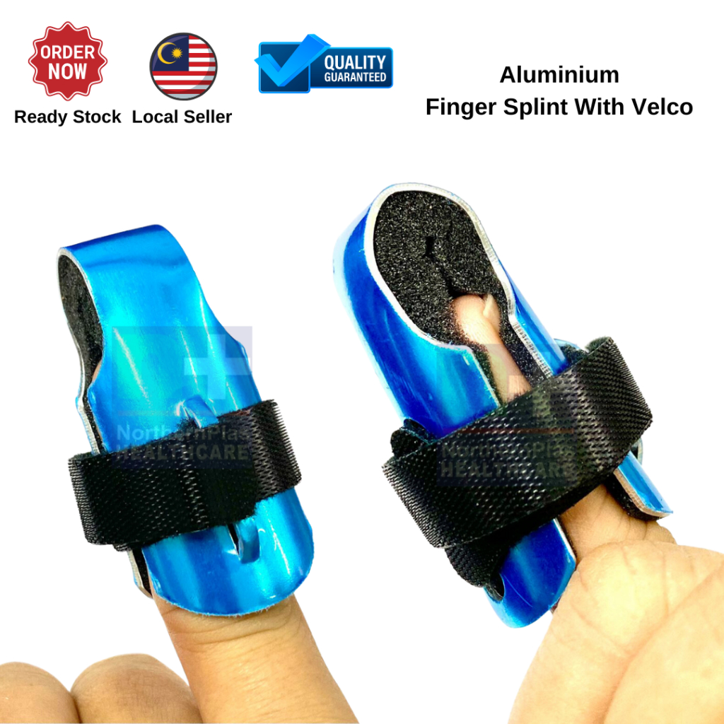 Finger Splint Aluminum Adjustable With Velco | Shopee Malaysia