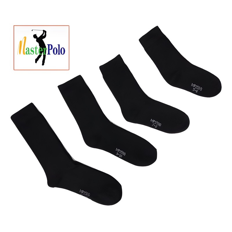 Back To School Unisex Black Casual Sock Student Socks Stokin Tebal ...