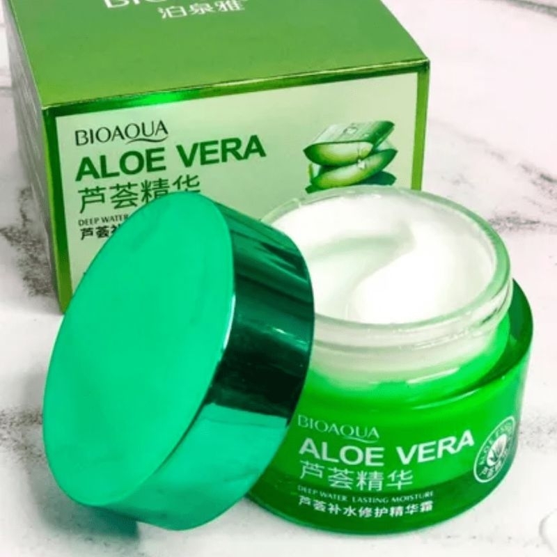 BIOAQUA Aloe Vera Moisturizing Cream and Toner | Shopee Malaysia