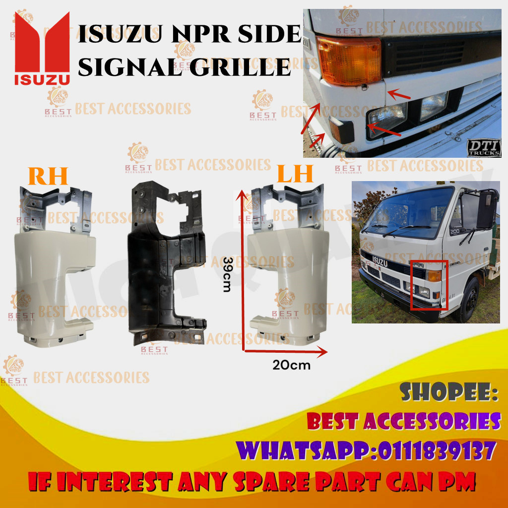 ISUZU NPR SIDE SIGNAL GRILLE HIGH QUALITY OLD MODEL | Shopee Malaysia