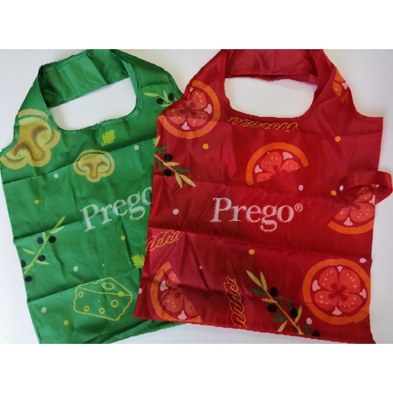 Prego Foldable Bag (Red/Green) | Shopee Malaysia