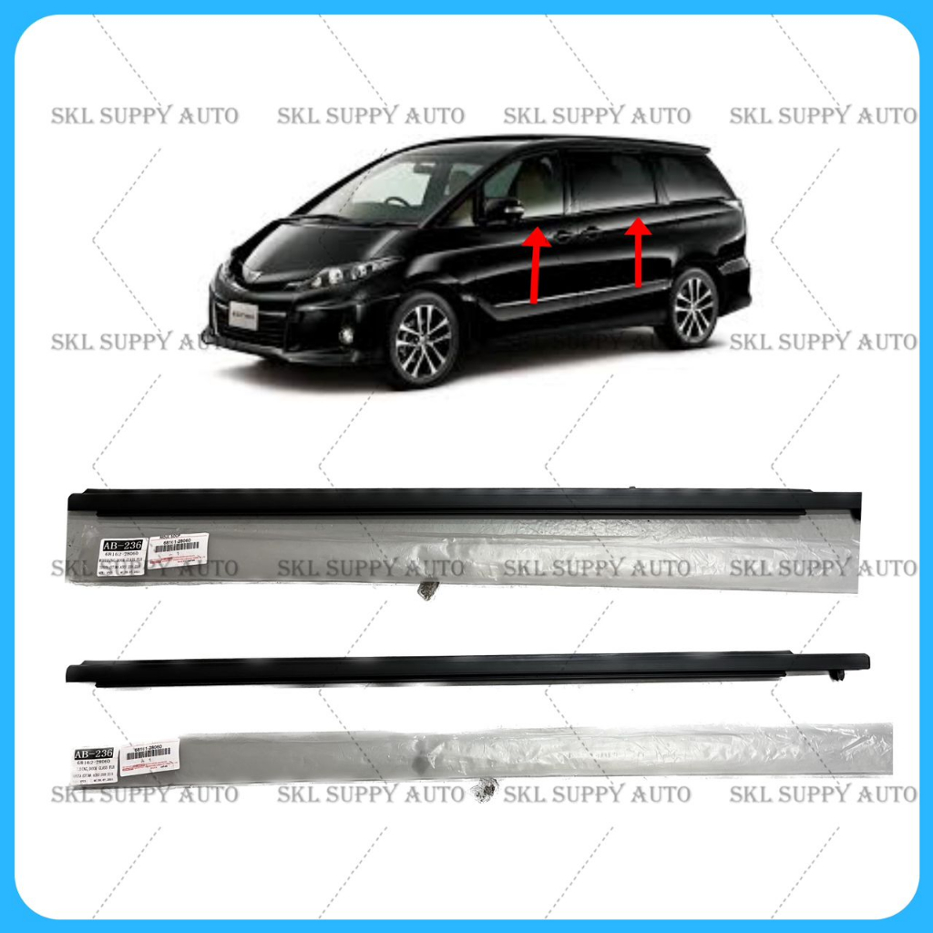Toyota Estima Previa ACR50 GSR50 Door Moulding Lining Rubber Outer ...