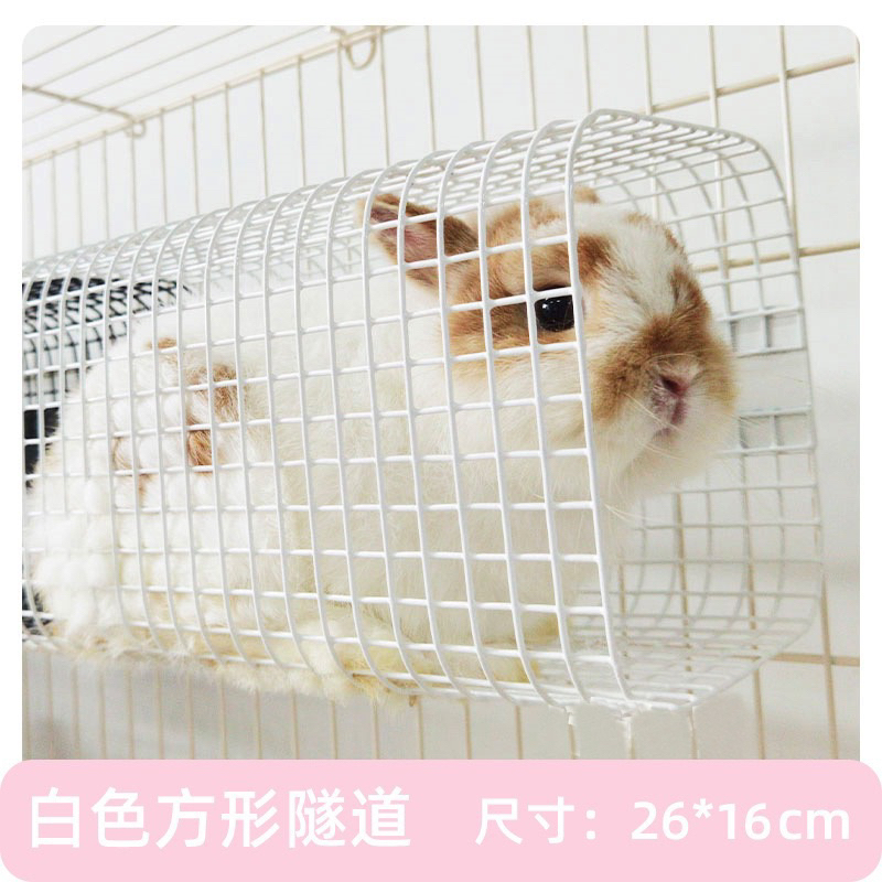 Pet Hideout Wooden House Pet Wire Tunnel Rabbit Tunnel Chinchilla ...
